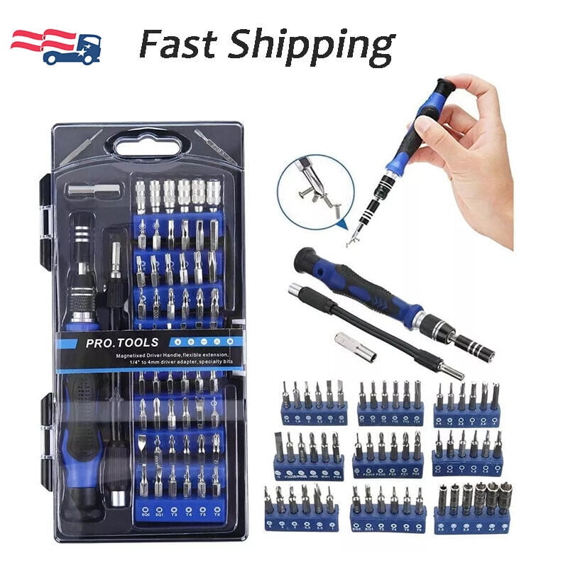 60x Computer Repair Kit Set Tool Laptop PC Precision Screwdriver Torx ...