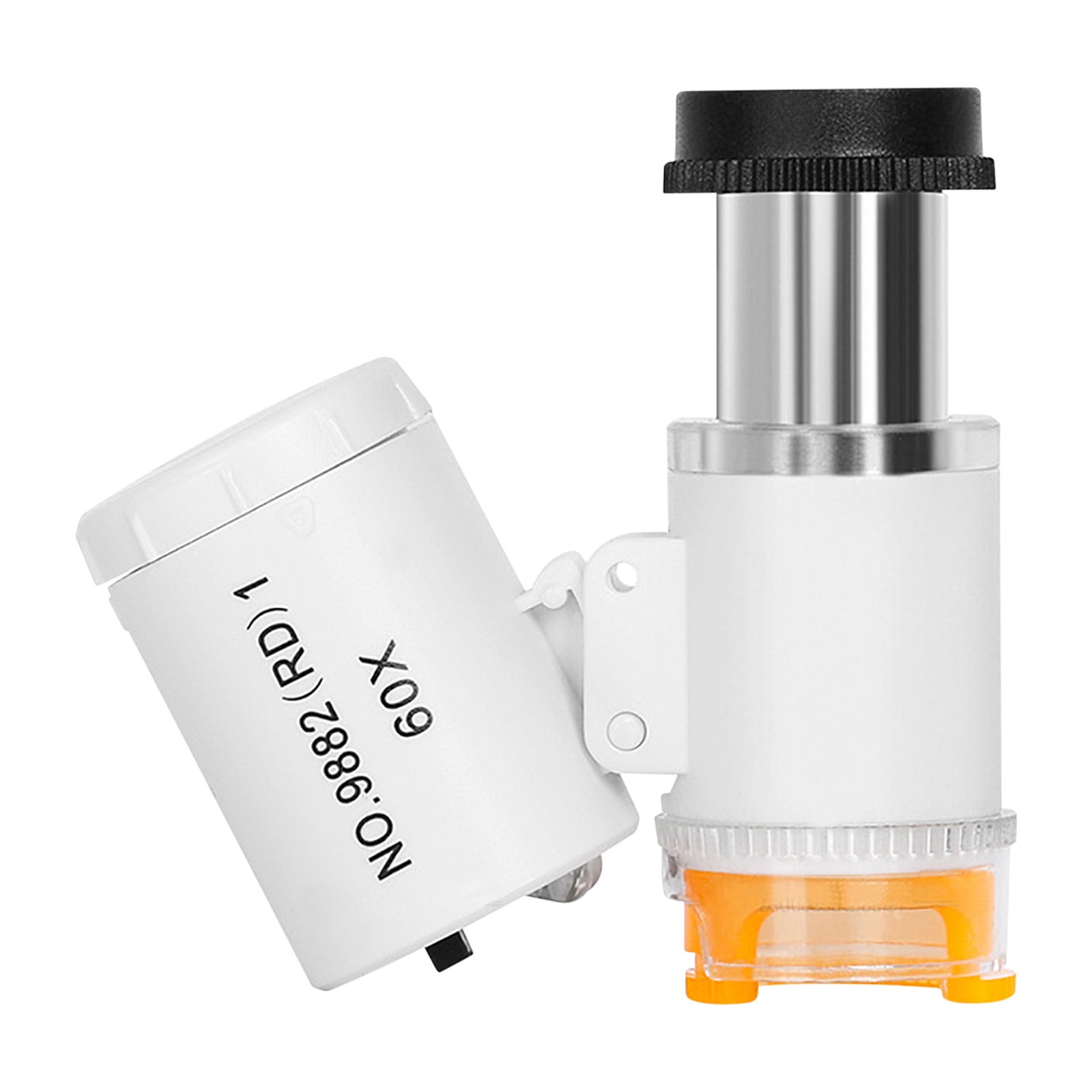 60x Magnification Pocket Microscope | Portable Jewelry Magnifier | LED ...
