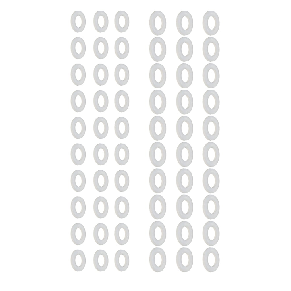 60x Nylon Fitting Rings White Electronic Equipment Components Suitable ...