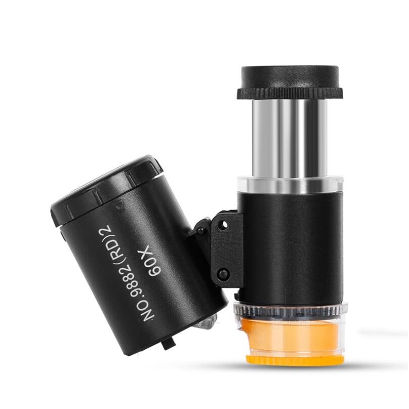 60x Portable Magnifying Glass Led Lights Uv Lamp Magnifier Coin Stamp ...