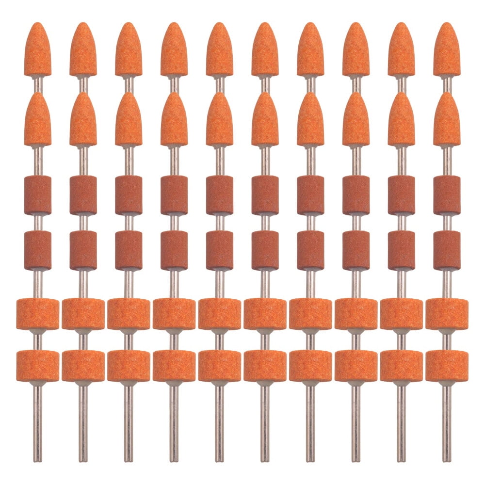 60x Rotary Mounted Abrasive Grinding Stone Point Wheel Bits Set For ...