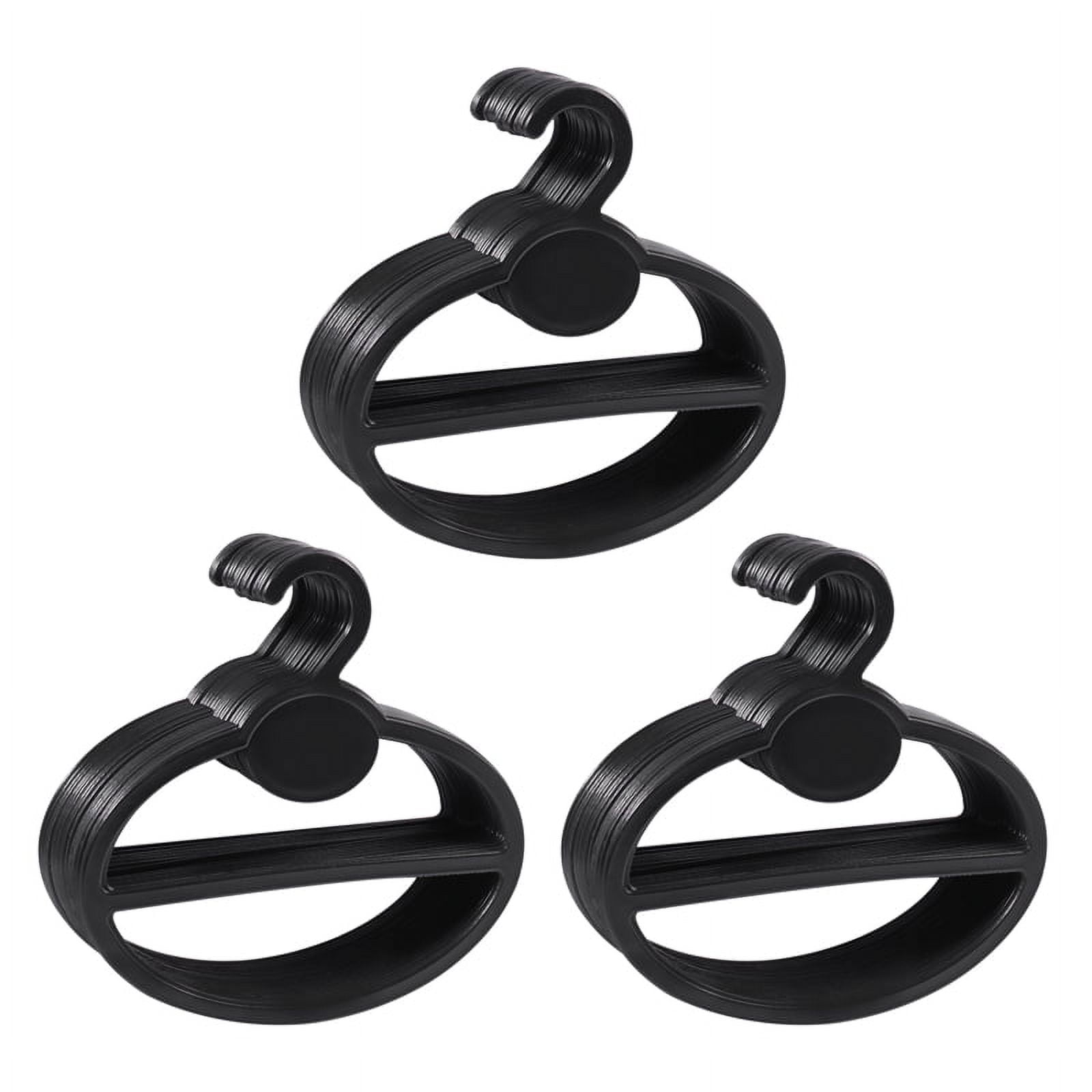 60x Scarf Shawl Tie Holder Organizer Oval Plastic Hangers Storage ...