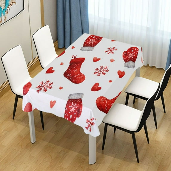 60x120 Inch Tablecloth Polyester Square Tablecloth for Home Kitchen ...