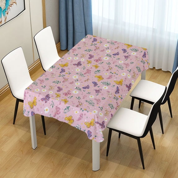 60x120in Square Printed Tablecloth Easy-Care Decorative Table Cloth for ...