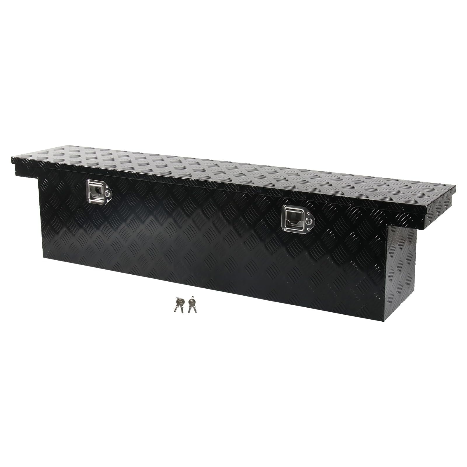 60x12x14 Inch Heavy Duty Aluminum Truck Bed Tool Box Low Profile ...