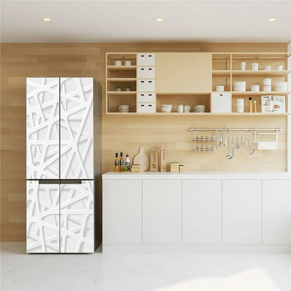 60x150cm Kitchen Refrigerator Door Poster Fridge Renovation rative ...