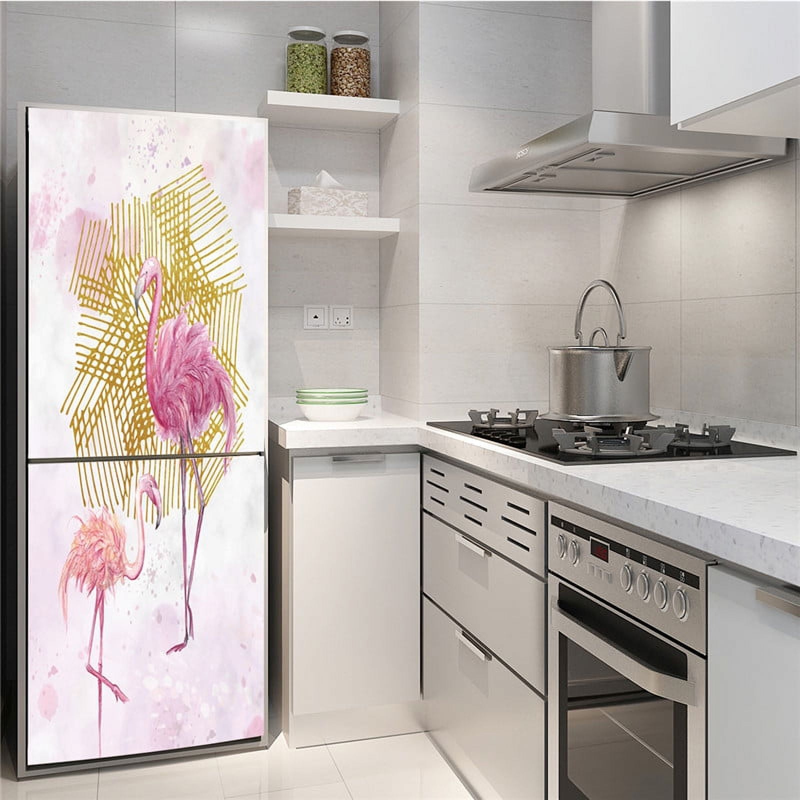 60x150cm Kitchen Refrigerator Door Poster Fridge Renovation rative ...