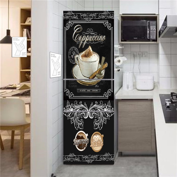 60x180 Landscape Flower 3D Refrigerator Sticker For Kitchen Waterproof ...