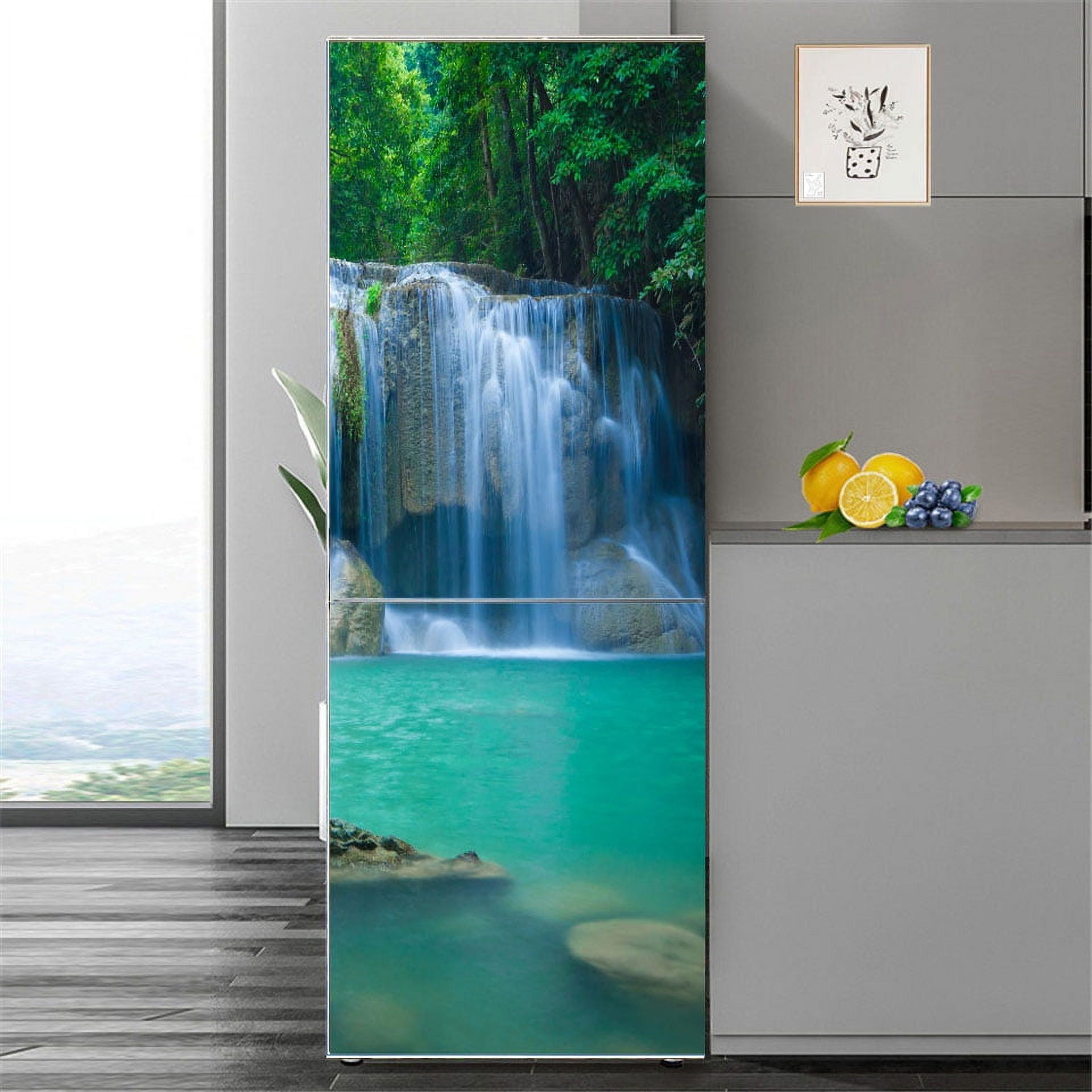 60x180cm Curtain Exterior Sea View Sticker Refrigerator Self-Stick ...