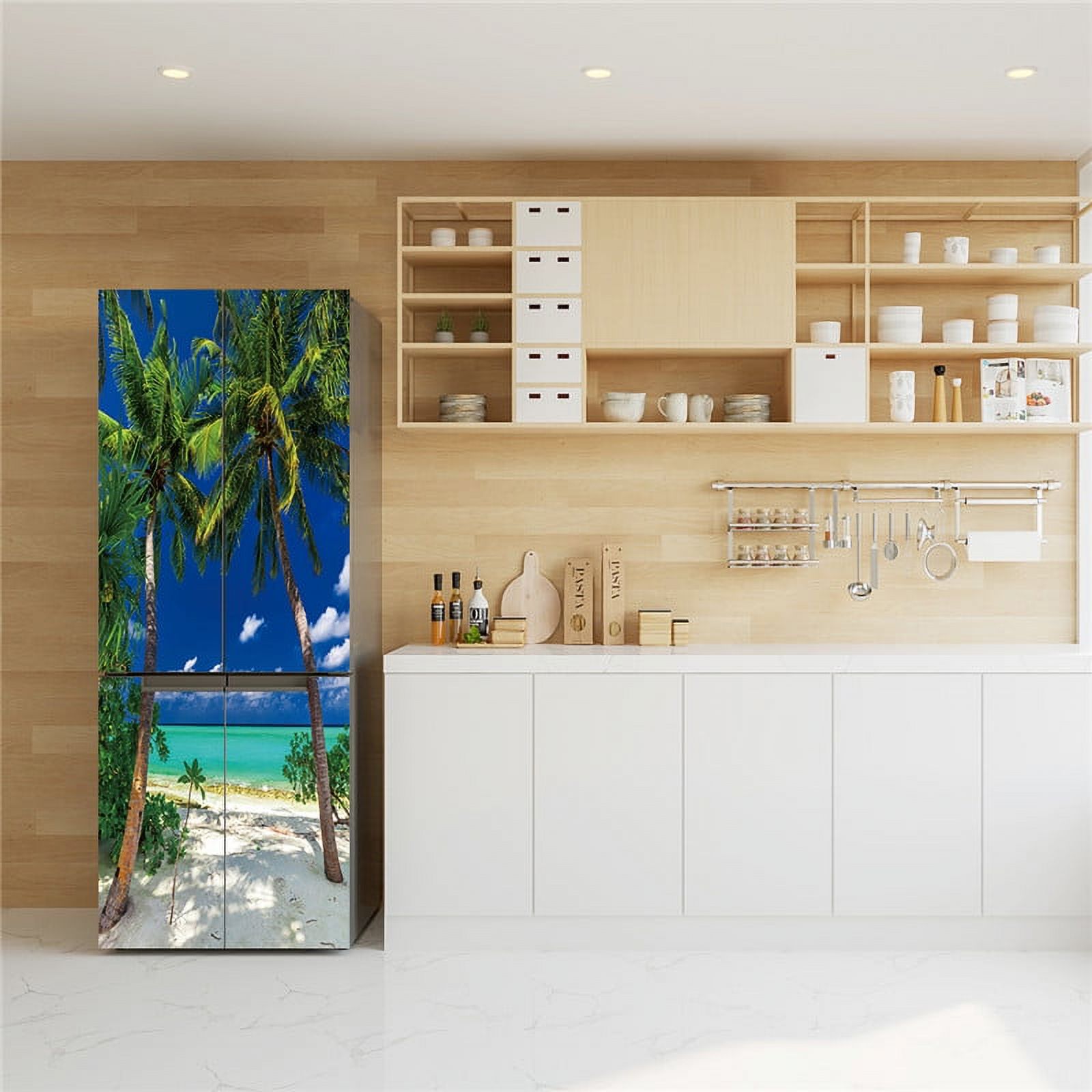 60x180cm Fridge Door r Decal High Quality 3D Refrigerator Renovation ...