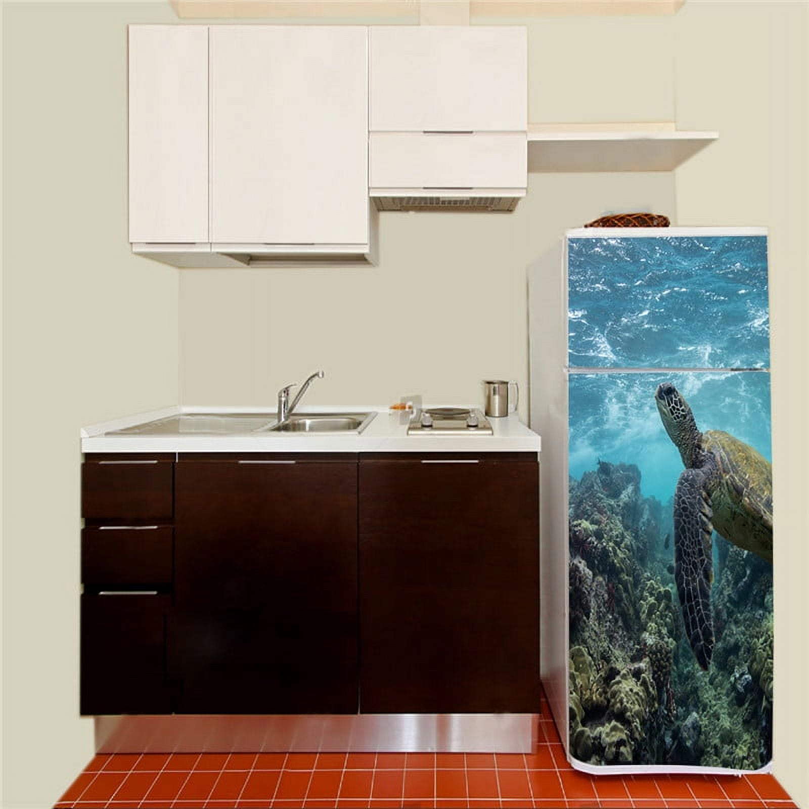 60x180cm Fridge Door r Decal High Quality 3D Refrigerator Renovation ...