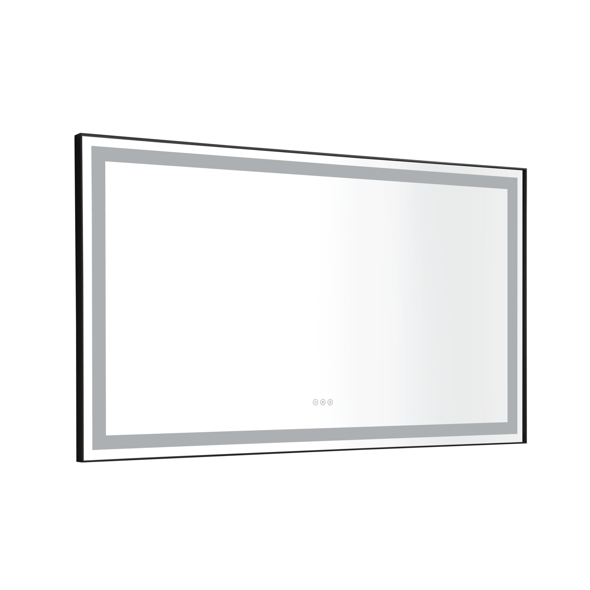 60x36 Inch LED Lighted Bathroom Mirror Wall Mounted with High Lumen ...