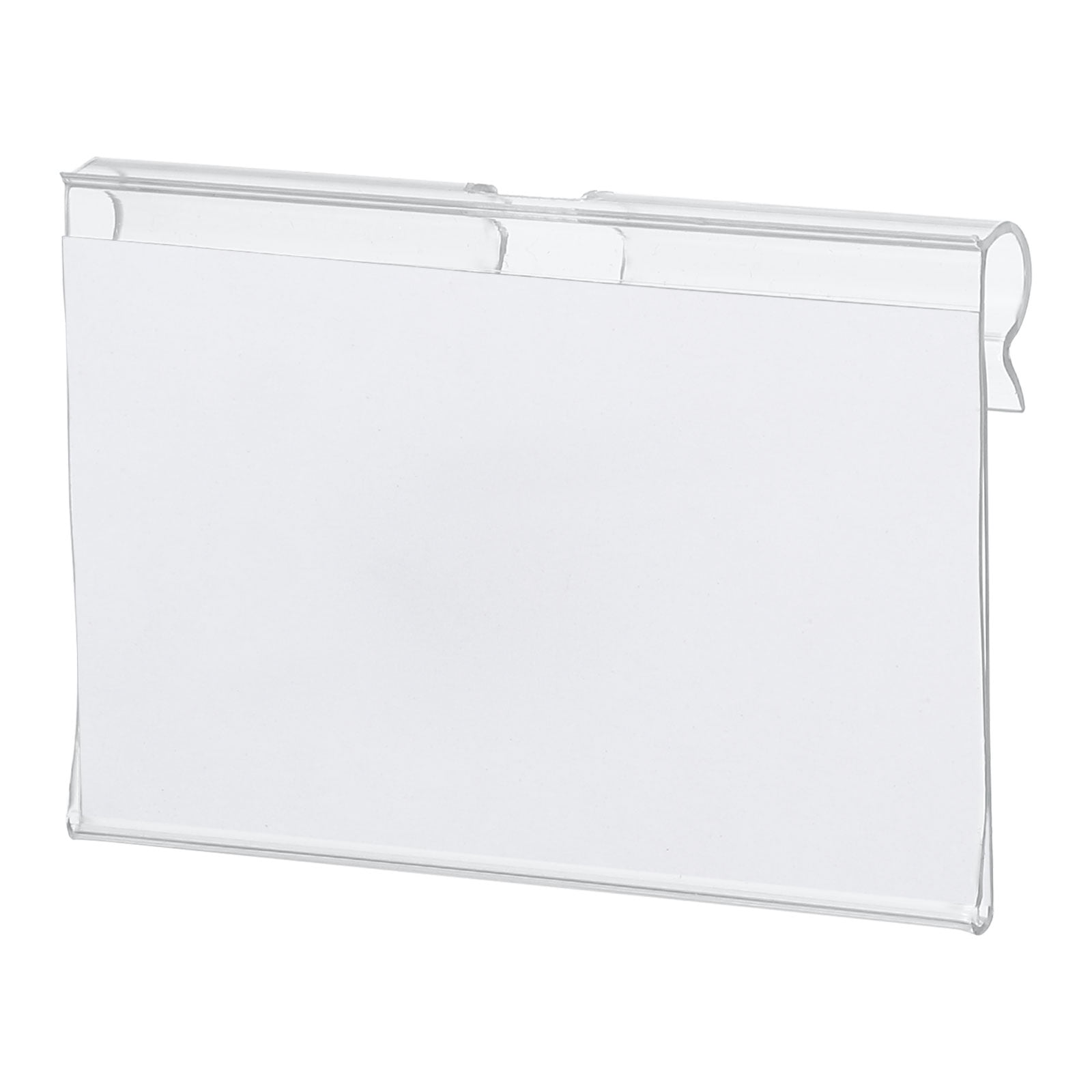 60x42mm PVC Plastic Label Holders with Labels Clear Shelf Label Holders ...