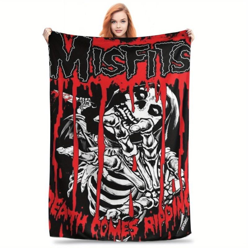 [60x50inch] [Tranquil Guild] Horror-themed Blanket Ultra-Soft Flannel ...