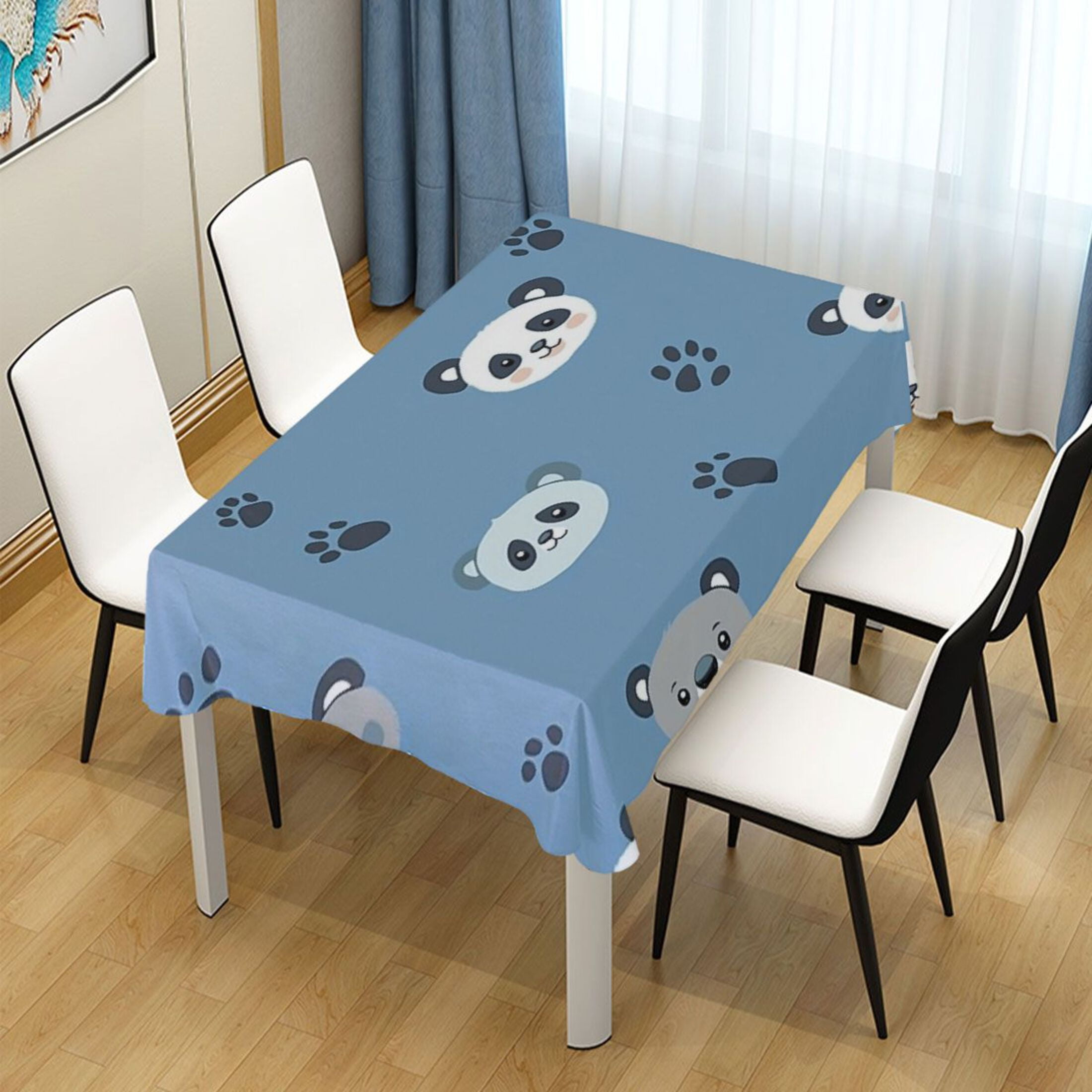 60x60 Inch Tablecloth Polyester Square Tablecloth for Home Kitchen ...