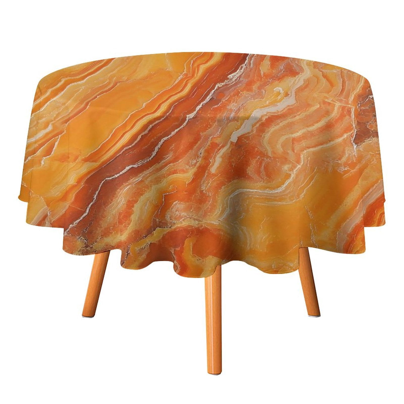 60x60in Round Tablecloth Car Line Straight And Dense Wireless Head Gap ...