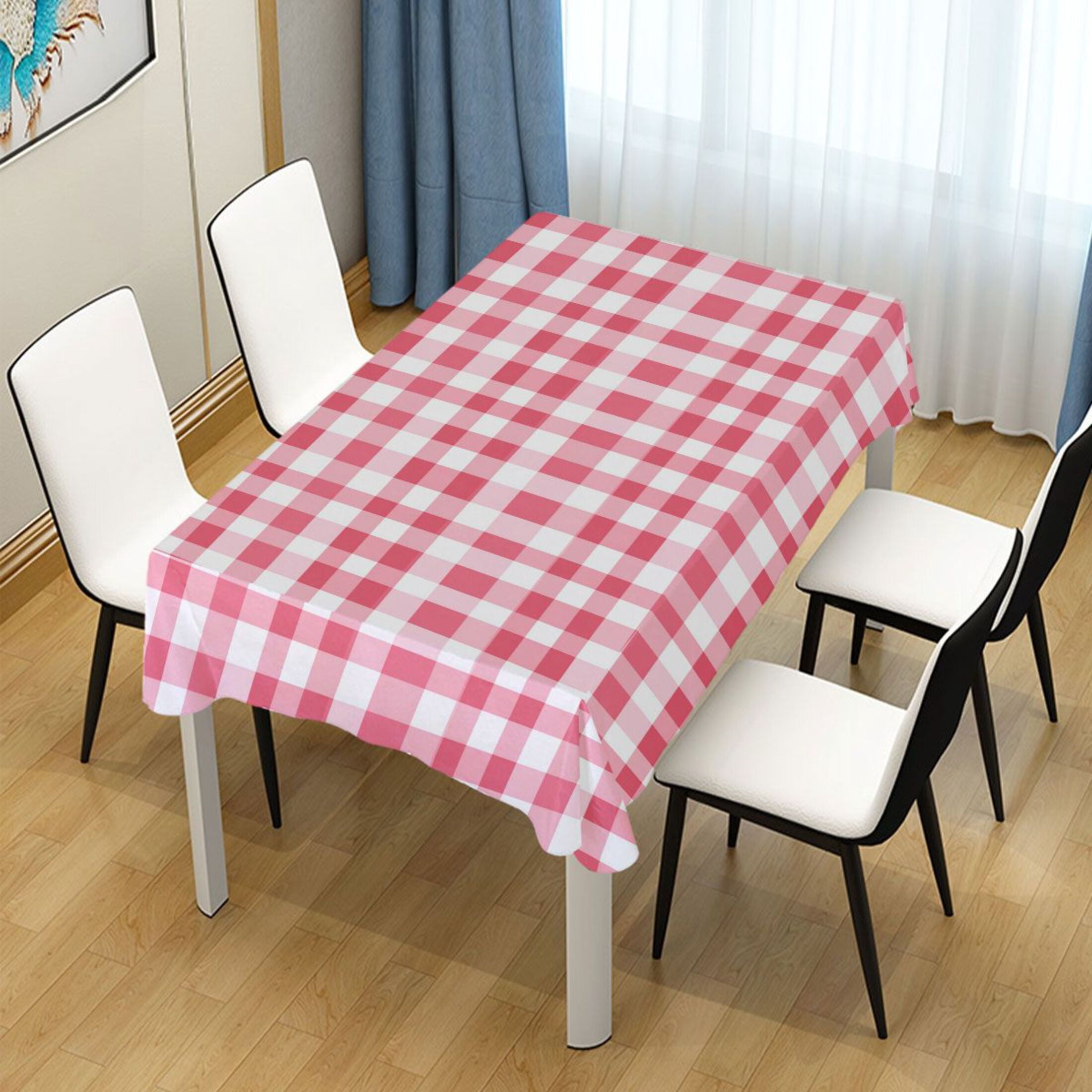 60x60in Square Printed Tablecloth Easy-Care Decorative Table Cloth for ...