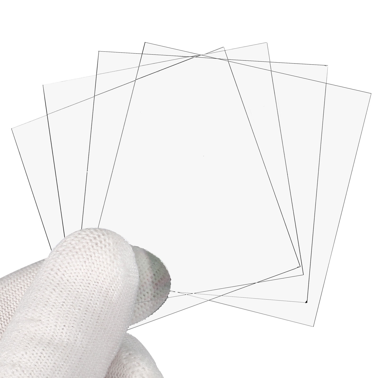 60x60mm Glass Streak Plate, 6pcs Lab Thin Layer Chromatography Plates ...