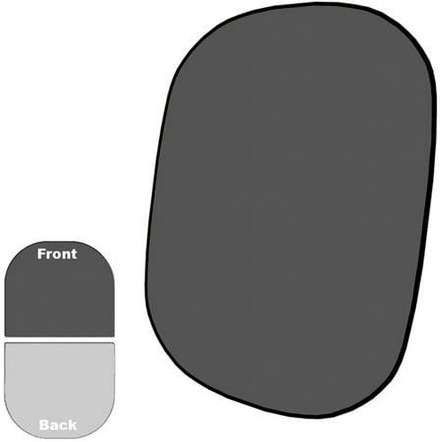 60x72" Collapsible Disc / Reversible Solid Colors Background - Dark ...