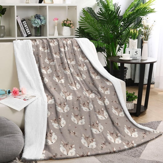 60x80 Inch Flannel Fleece Blanket for Men, Women & Kids, Soft ...