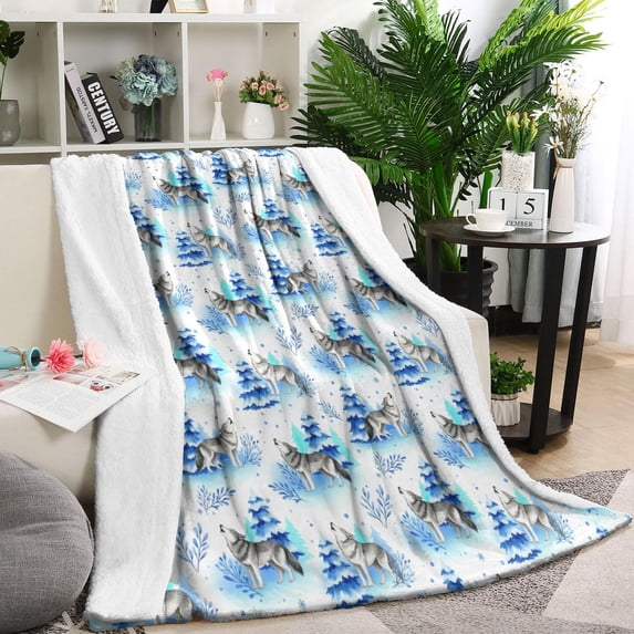 60x80 Inch Flannel Fleece Blanket for Men, Women & Kids, Soft ...