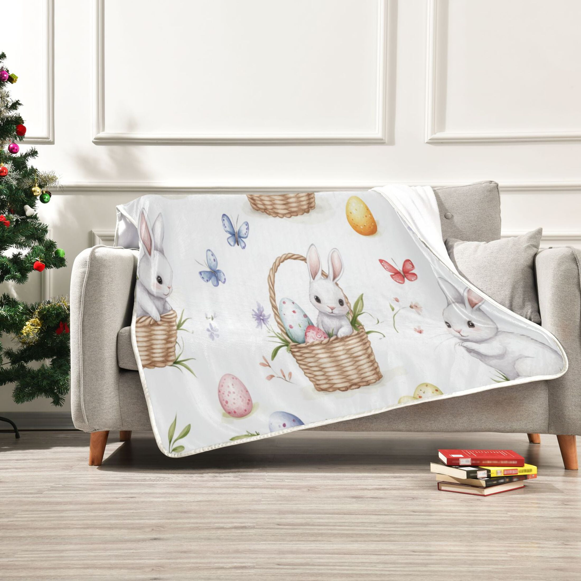 60x80 inch Crystal Fleece & Arctic Fleece Blanket Soft Bed Throws for ...