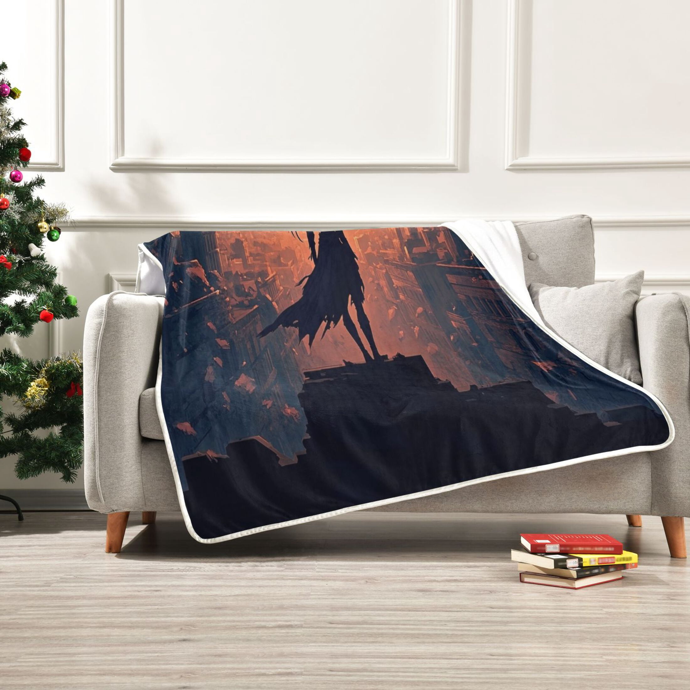 60x80 inch Crystal Fleece & Arctic Fleece Blanket Soft Bed Throws for ...