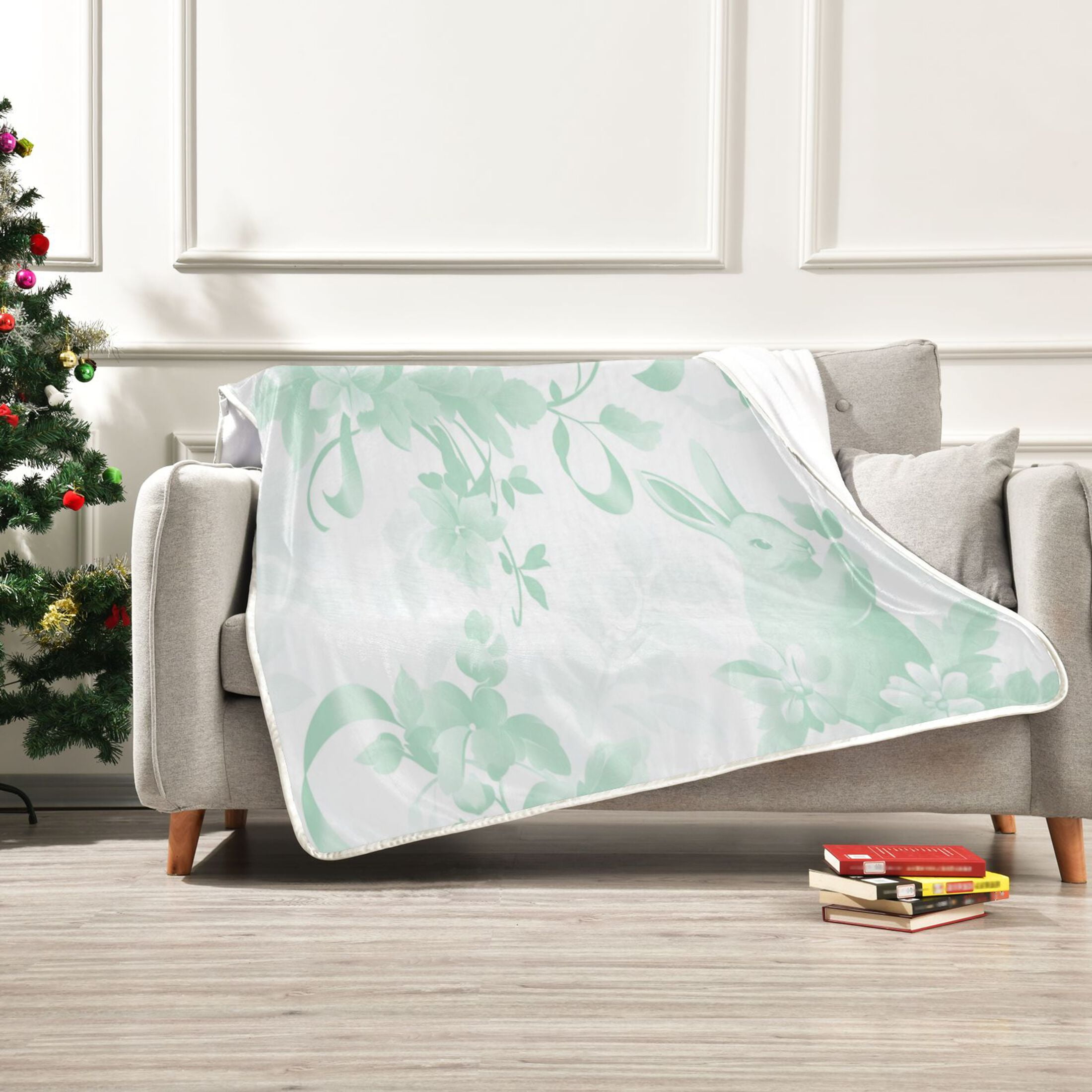 60x80 inch Crystal Fleece & Arctic Fleece Blanket Soft Bed Throws for ...