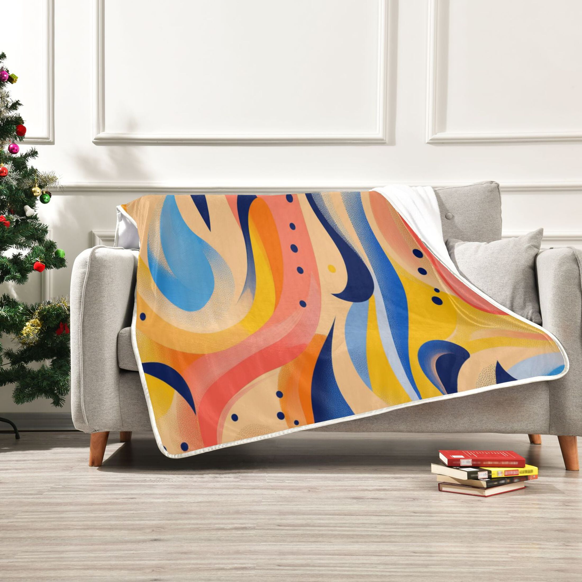 60x80 inch Crystal Fleece & Arctic Fleece Blanket Soft Bed Throws for ...