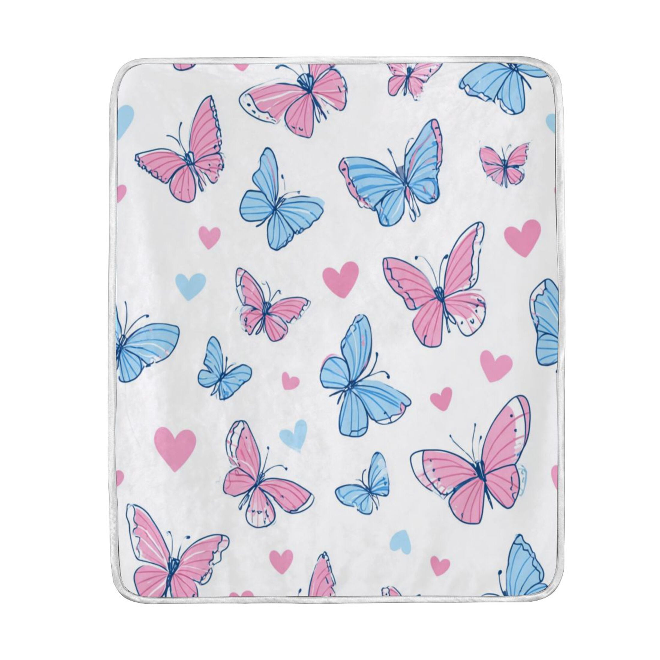 60x80 inch Crystal Fleece & Arctic Fleece Blanket Soft Bed Throws for ...