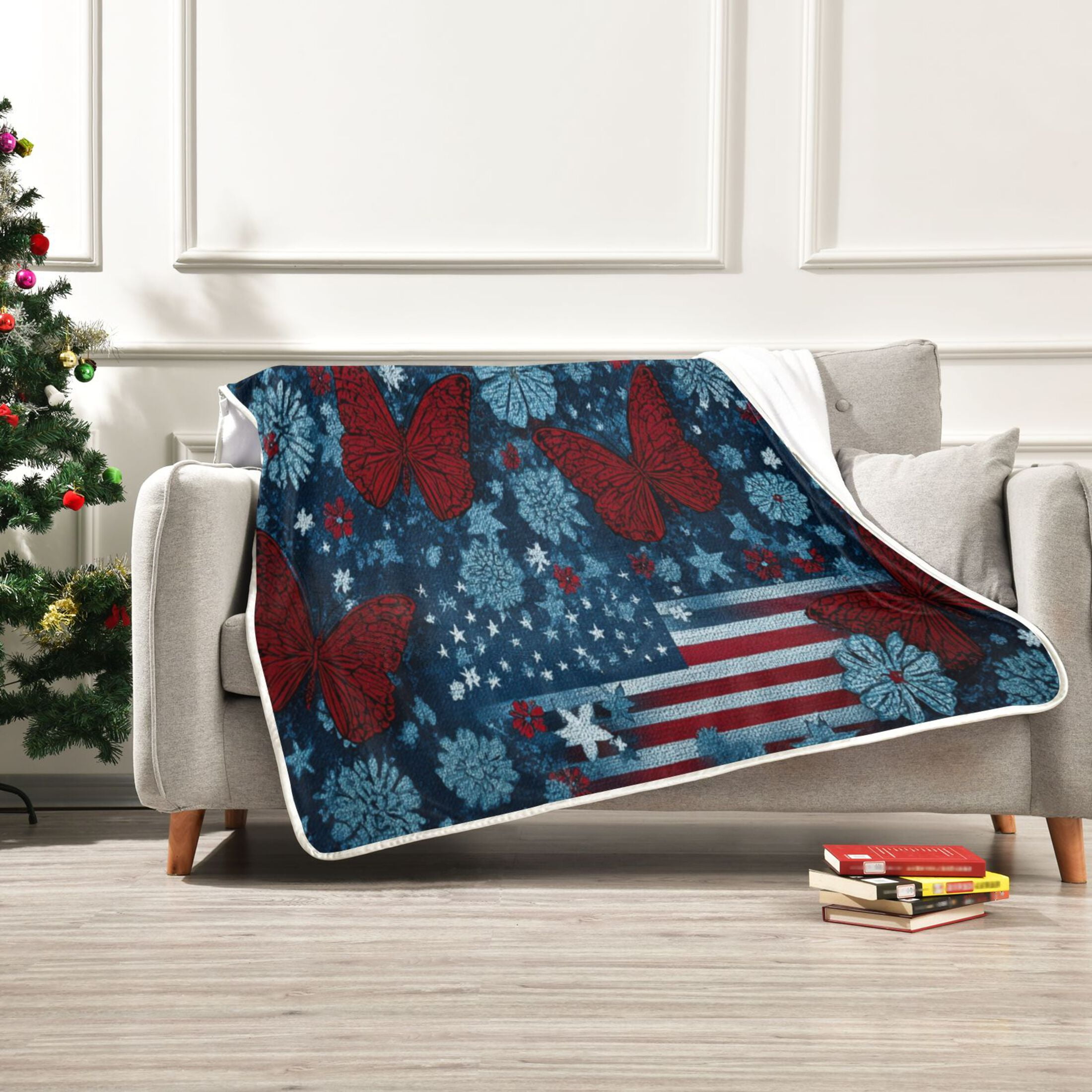 60x80 inch Crystal Fleece & Arctic Fleece Blanket Soft Bed Throws for ...