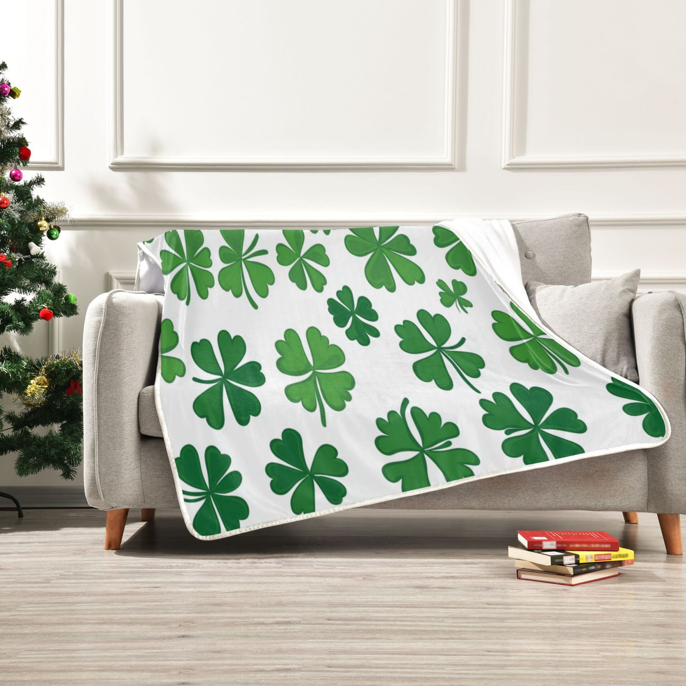 60x80 inch Crystal Fleece & Arctic Fleece Blanket Soft Bed Throws for ...