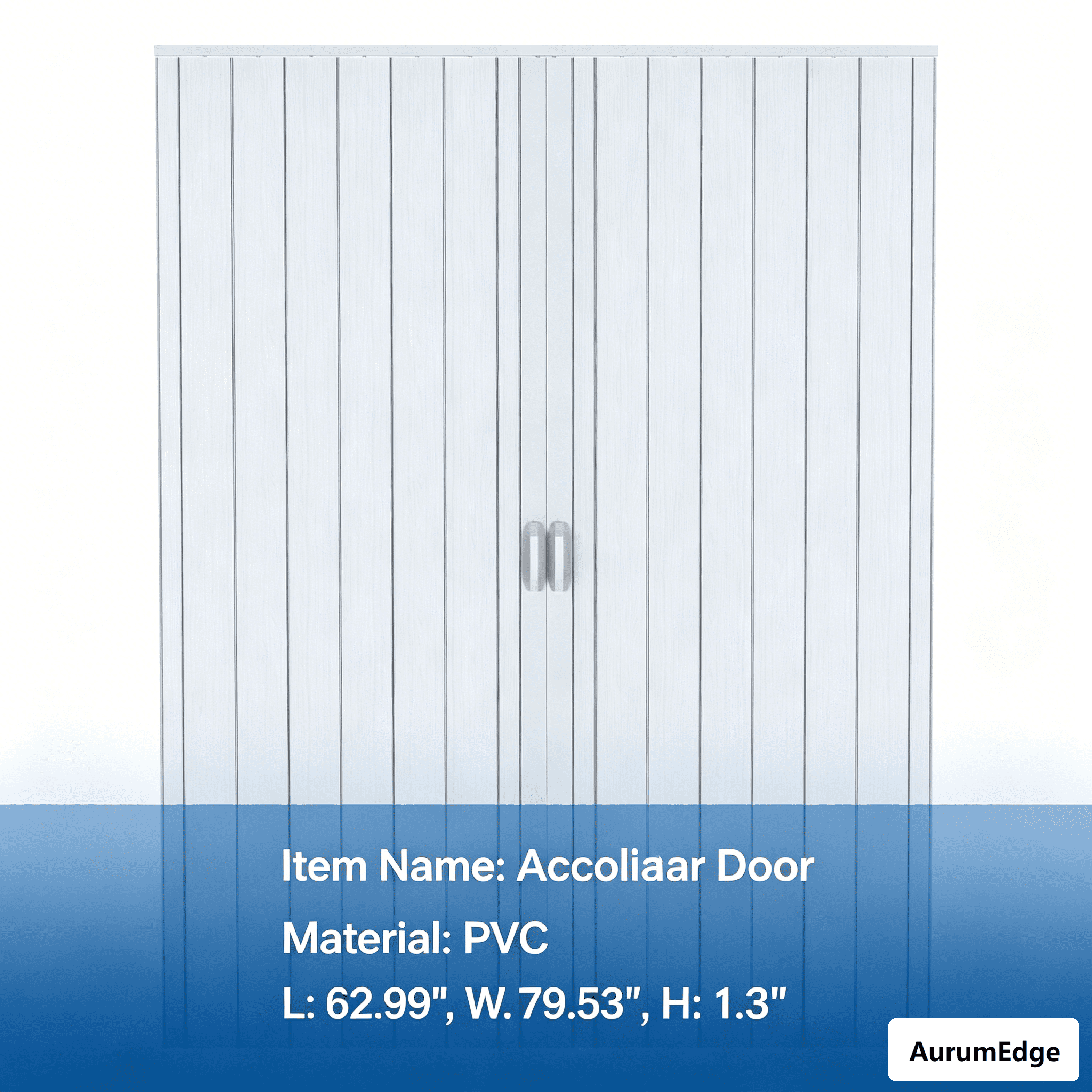60x80in Accordion Doors Interior, Bifold Accordion, PVC Accordion ...