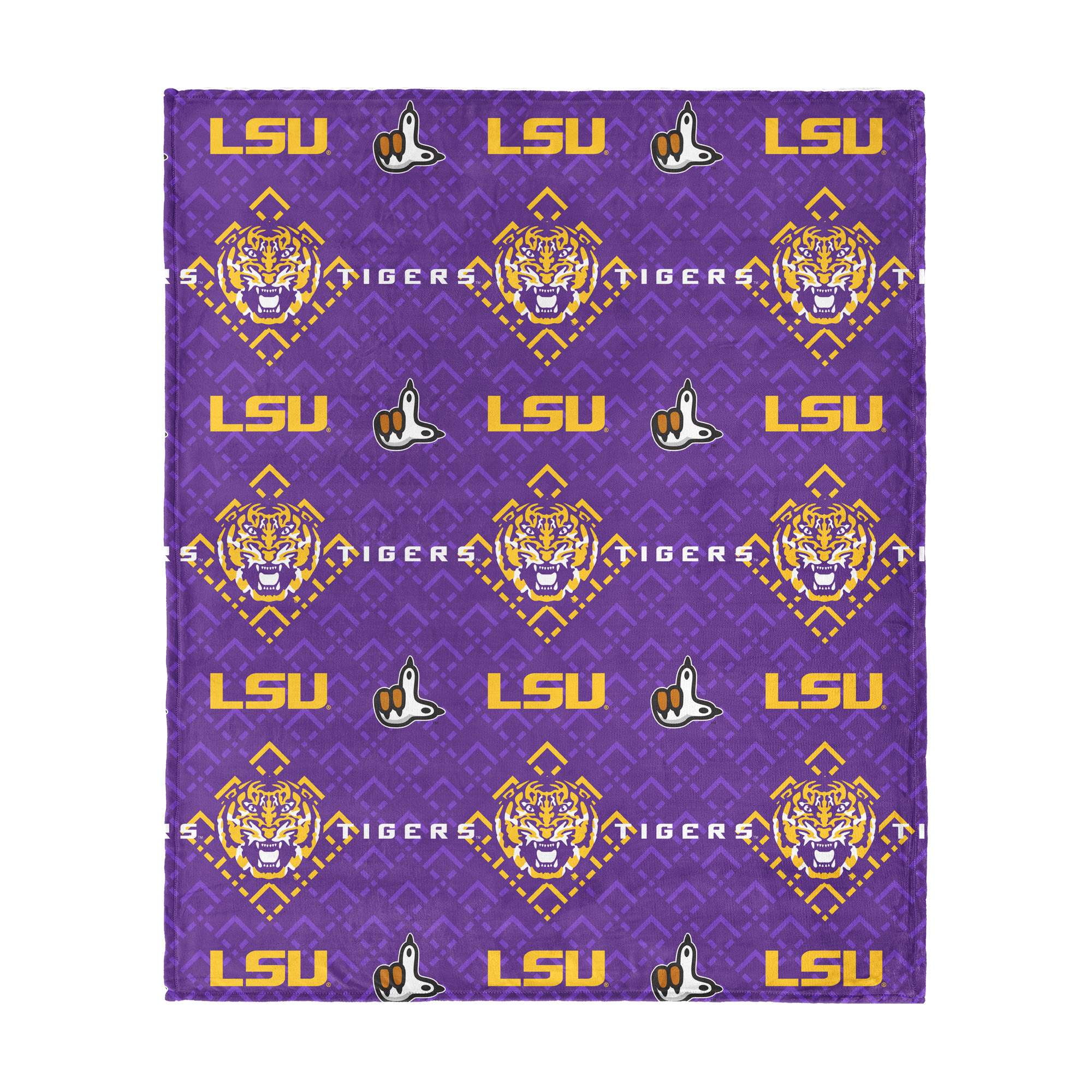 LSU 60x90 Officially Licensed Plush Throw Blanket - LSU - Walmart.com