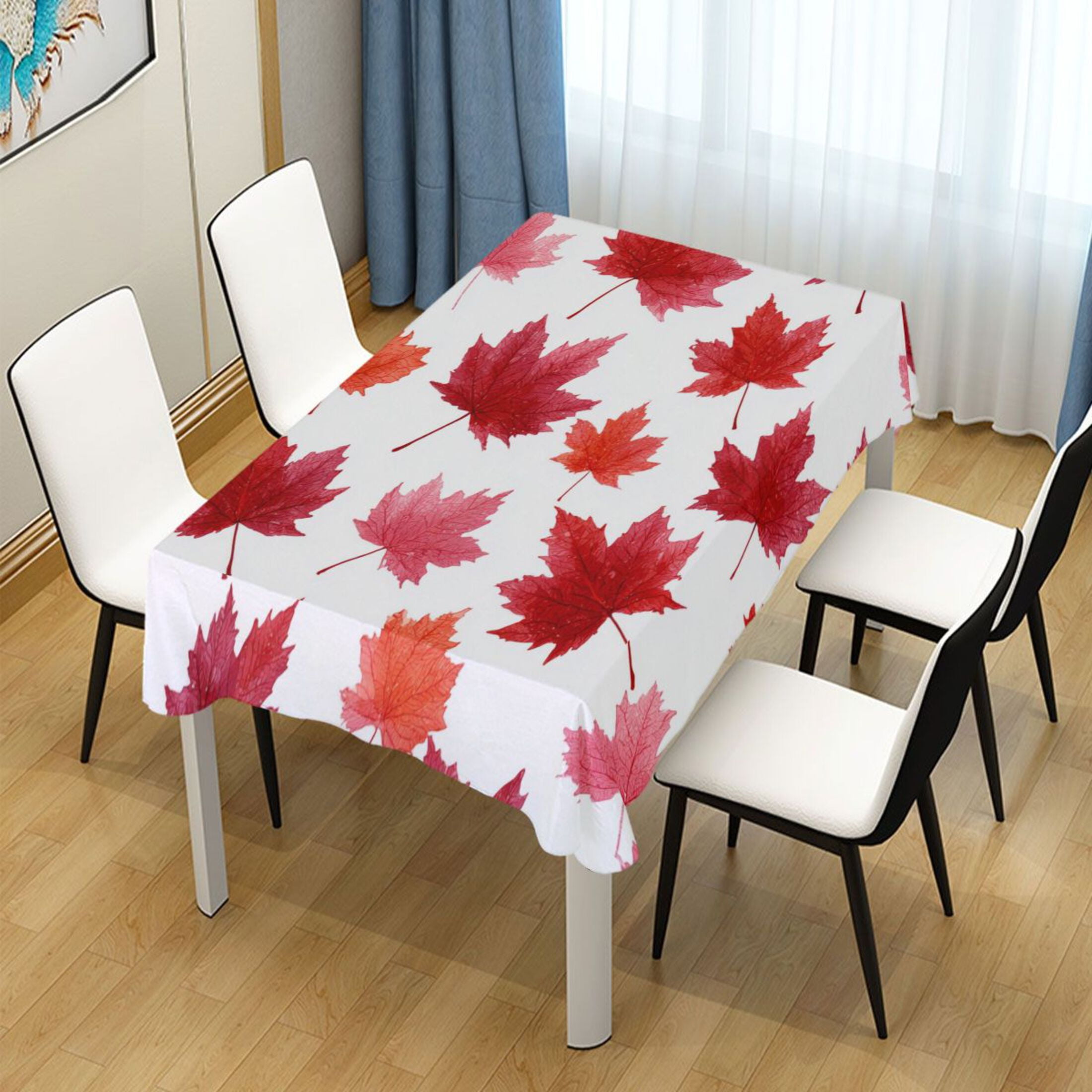 60x90 Inch Tablecloth Polyester Square Tablecloth for Home Kitchen ...