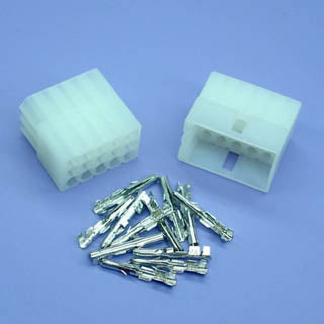 61-515 - MOLEX KIT 15POS 3X5 1SET .093IN PLUG AND RECEPT. W/PINS 7.5A ...