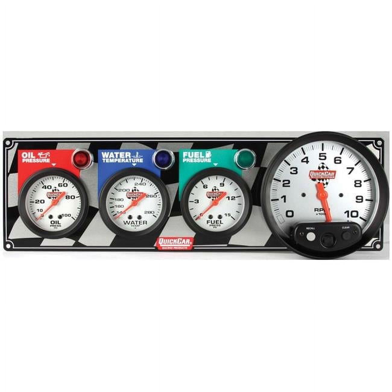 61-6042 3 - 1 Gauge Panel with 5 in. Memory Tachometer - Walmart.com