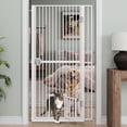61" Extra Tall Cat Gate for Doorway, Adjustable Wide 34.3"-36.7" and ...