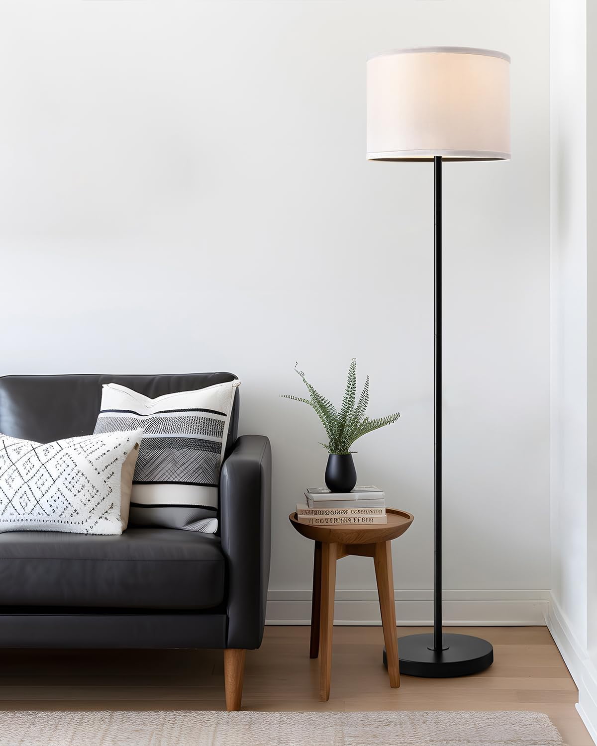 61" Farmhouse Industrial Floor Lamp for Living Room Standing Floor Lamp ...