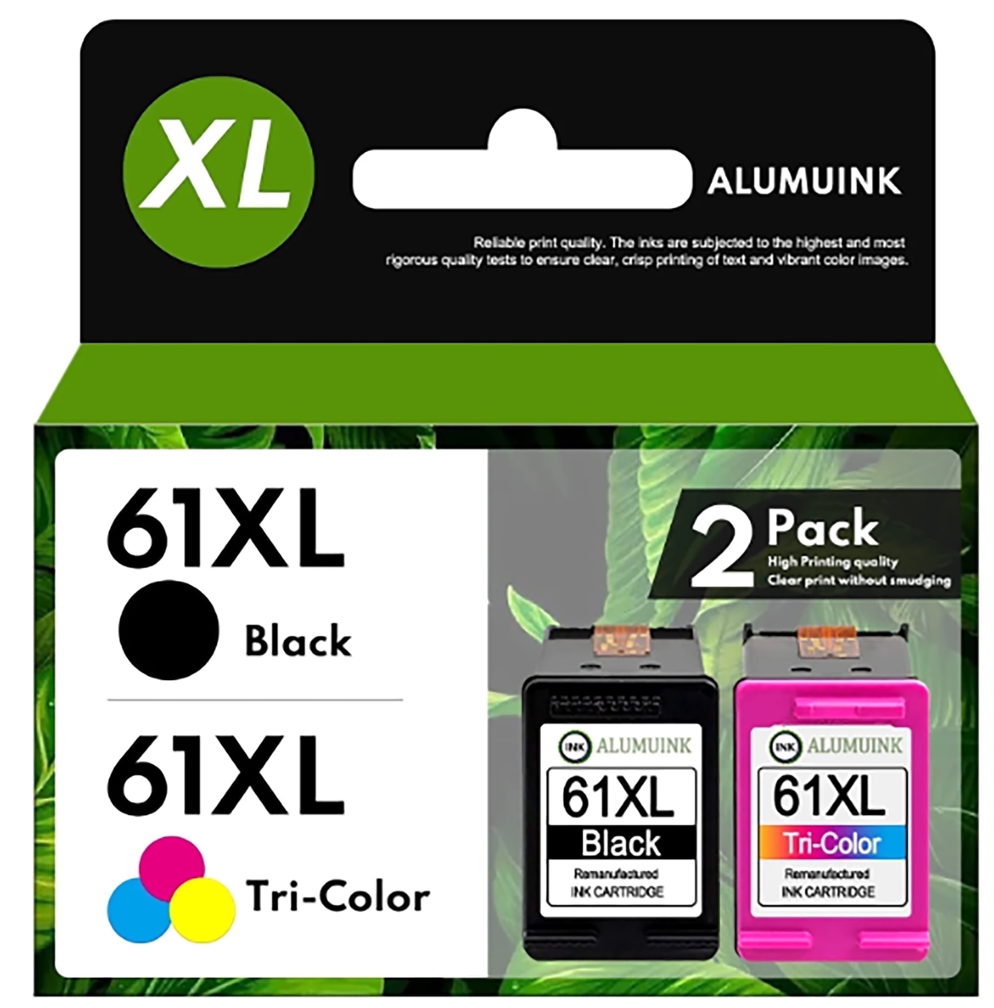 61 Ink Compatible for HP 61XL Ink Cartridge Combo Pack for Officejet ...