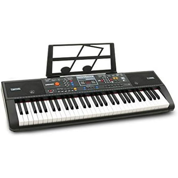 61-Key Digital Electric Piano Keyboard & Sheet Music Stand - Portable ...