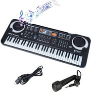 Mixfeer 61 Key Mini Piano Keyboard, Electric Keyboard Instrument with ...