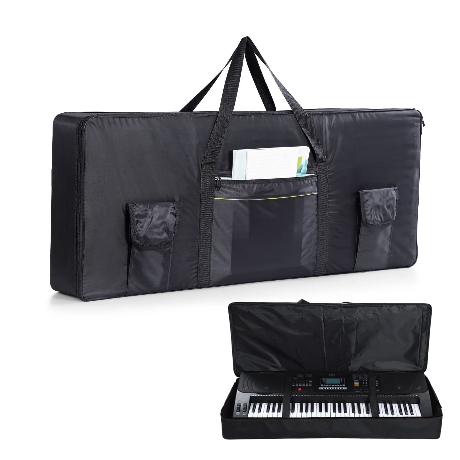 61 Key Keyboard Case Padded Carrying Bag Water-resistant 420d Oxford ...