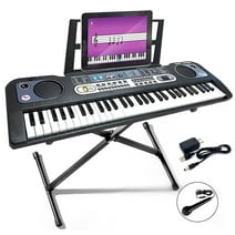 Casio LK-265 61-Key Lighted Portable Touch Sensitive Keyboard with Power Supply - Walmart.com