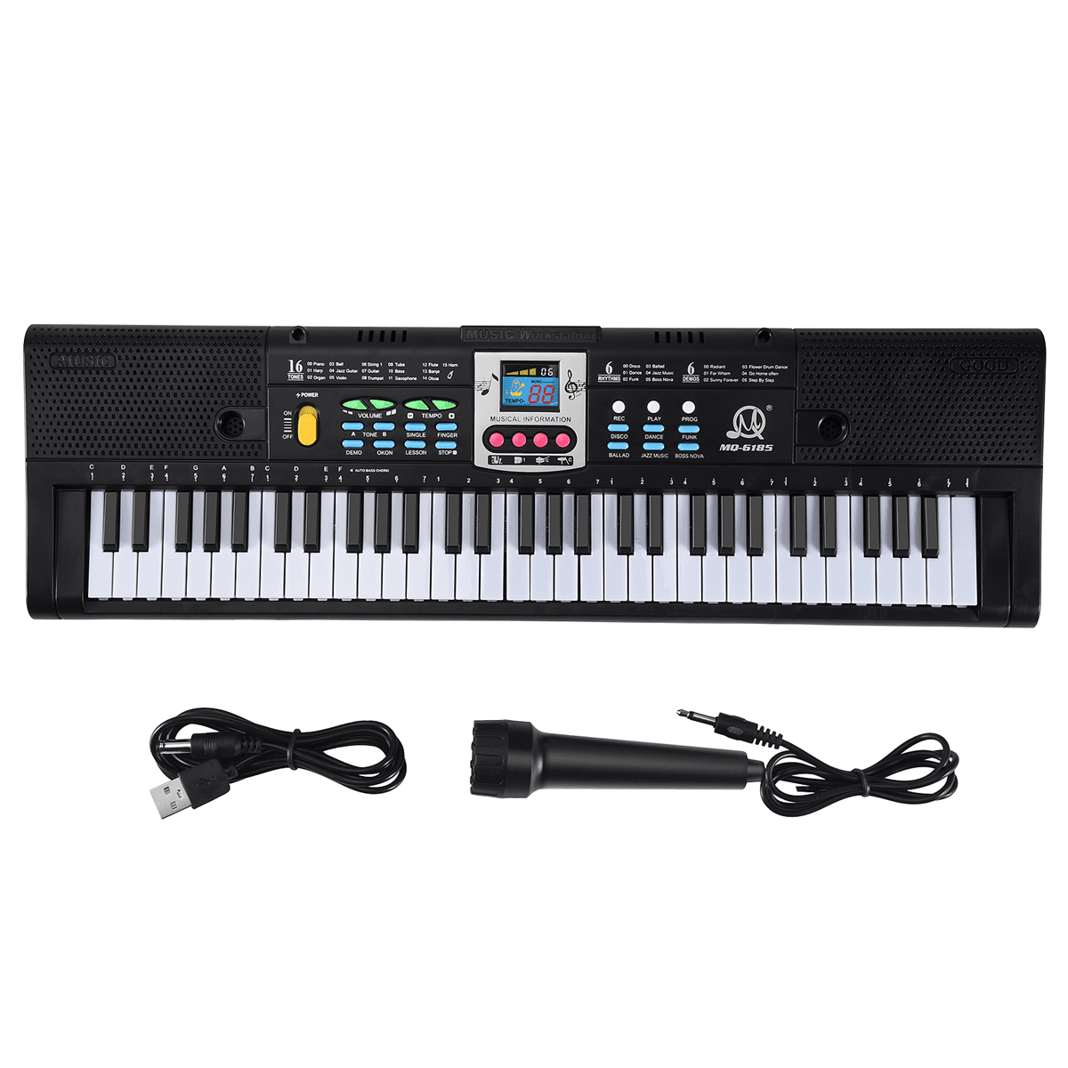 61 Keys Electronic Piano Digital Music Keyboard Musical Instrument Gift ...