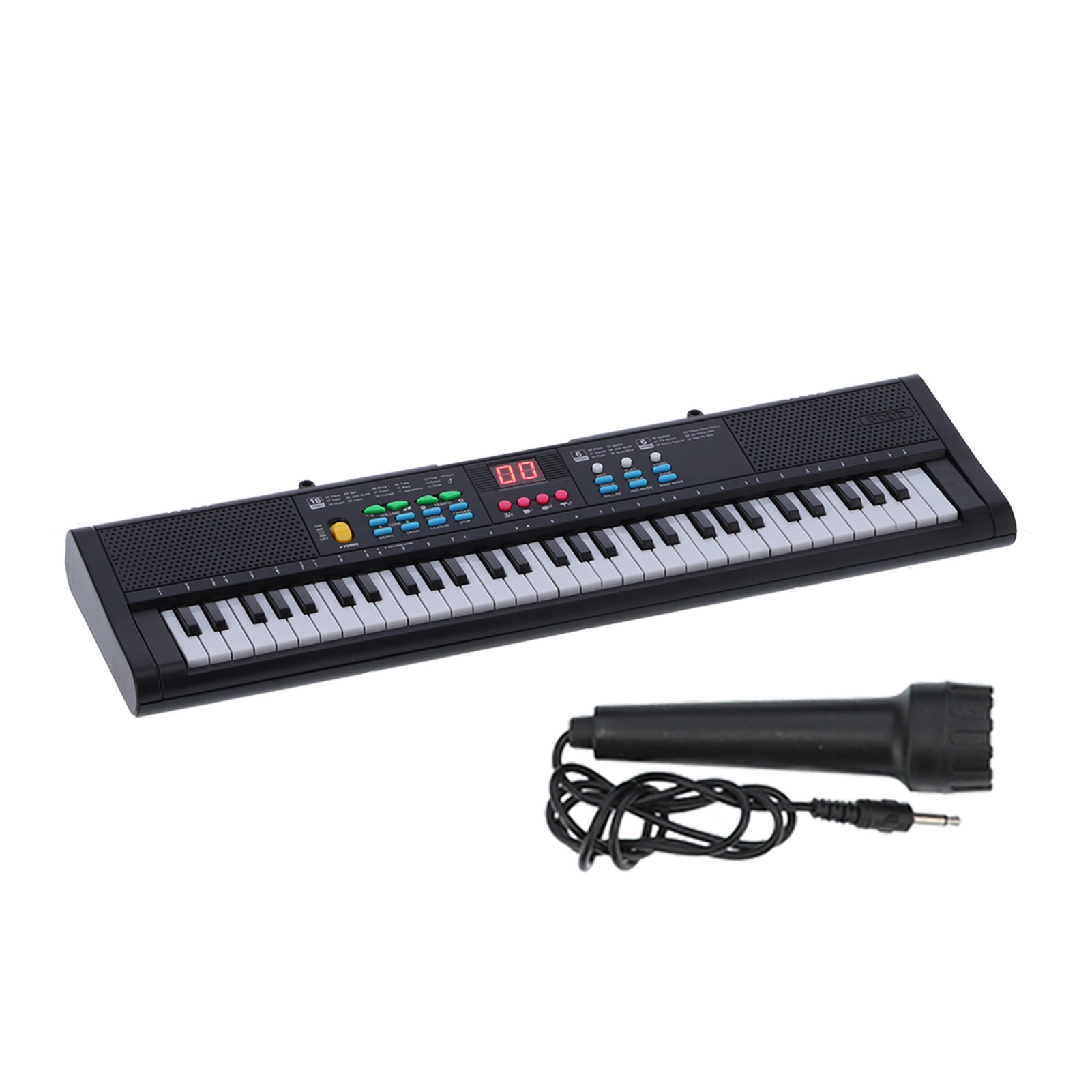 Electric Piano With Microphone Electric 61 Key Piano Keyboard Portable ...