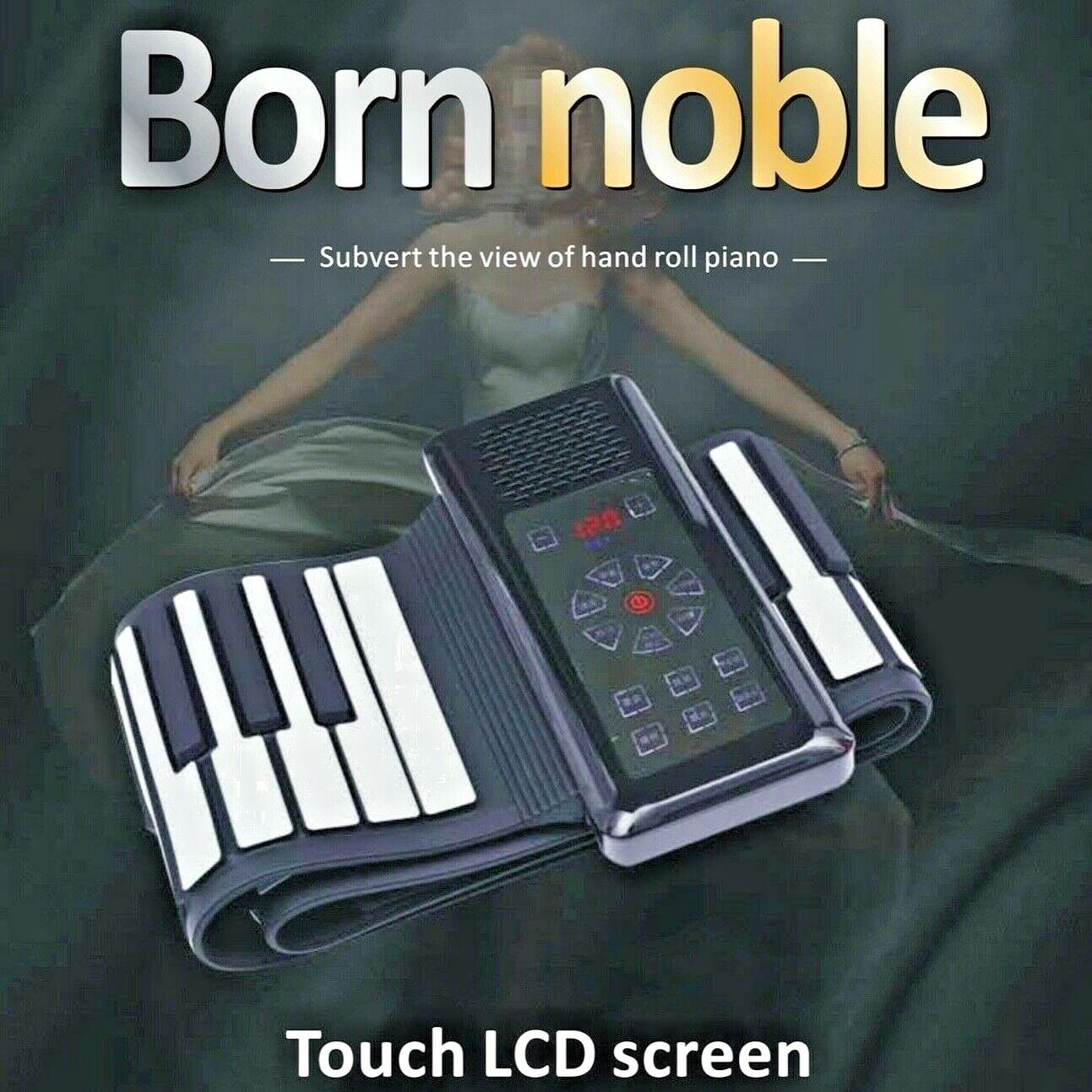 61 Keys Roll Up Flexible Piano Keyboard w/ Built-in Speaker - Walmart.com
