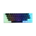 61 Keys USB Corded Keyboard Gaming Keyboard Mechanical Sensation ...