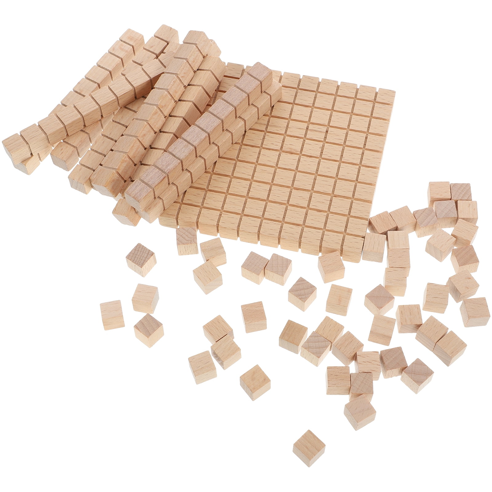 61 Pcs Math Classroom Building Block Model Student - Walmart.com