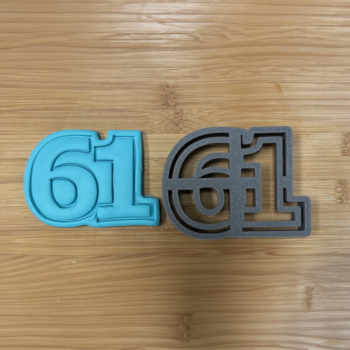 61 cookie cutter - Perfect for Milestone Celebrations (3x4") Made in ...
